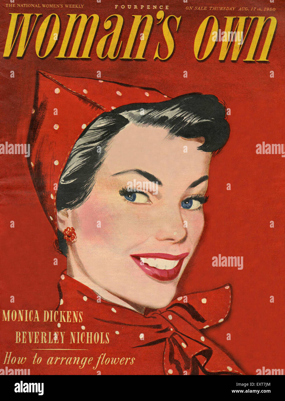 1950s UK Womans Own Magazine Cover Stock Photo - Alamy