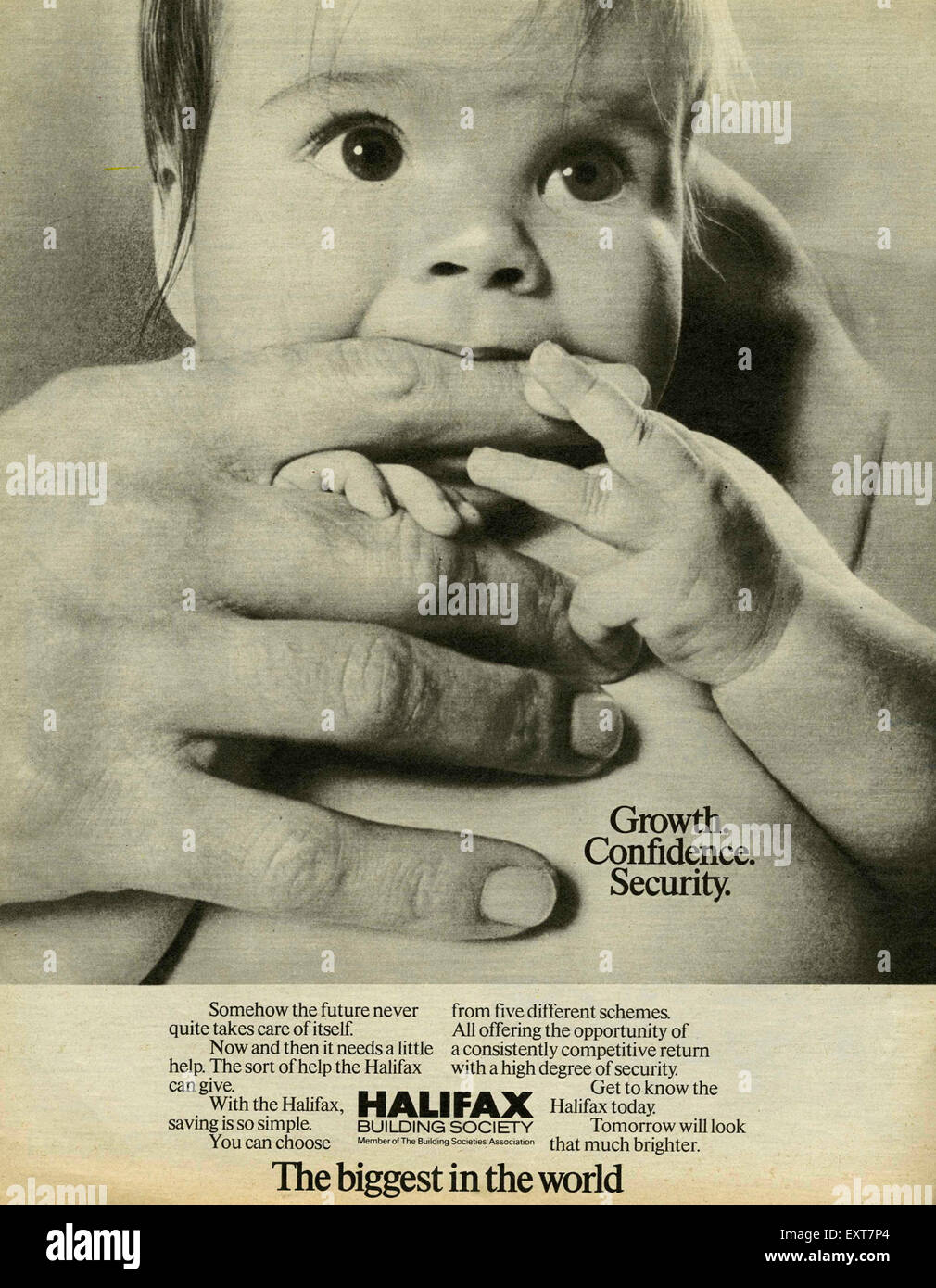1970s UK Halifax Magazine Advert Stock Photo - Alamy
