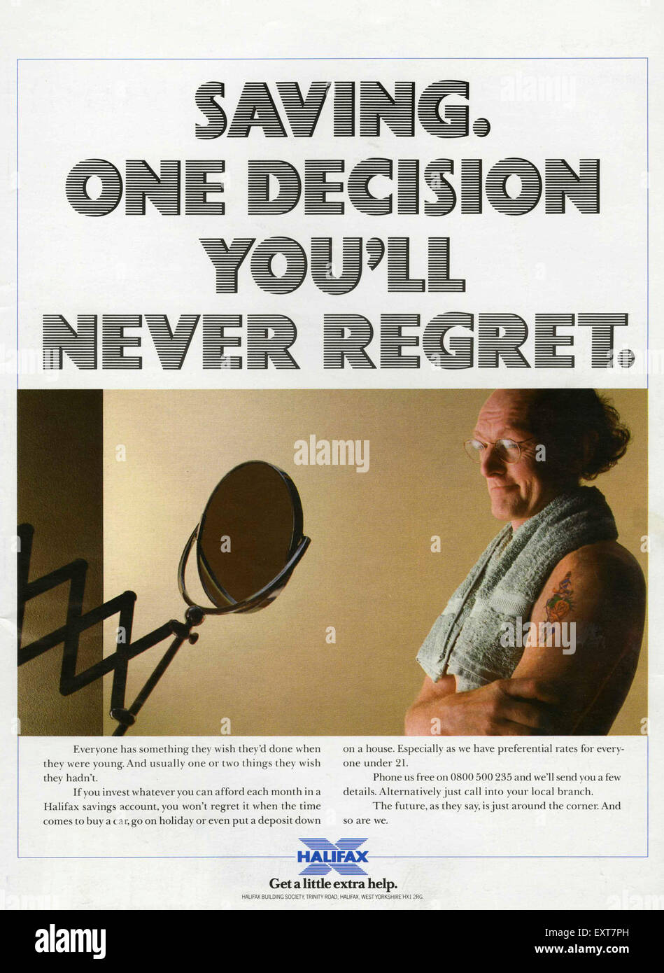 1990s UK Halifax Magazine Advert Stock Photo - Alamy