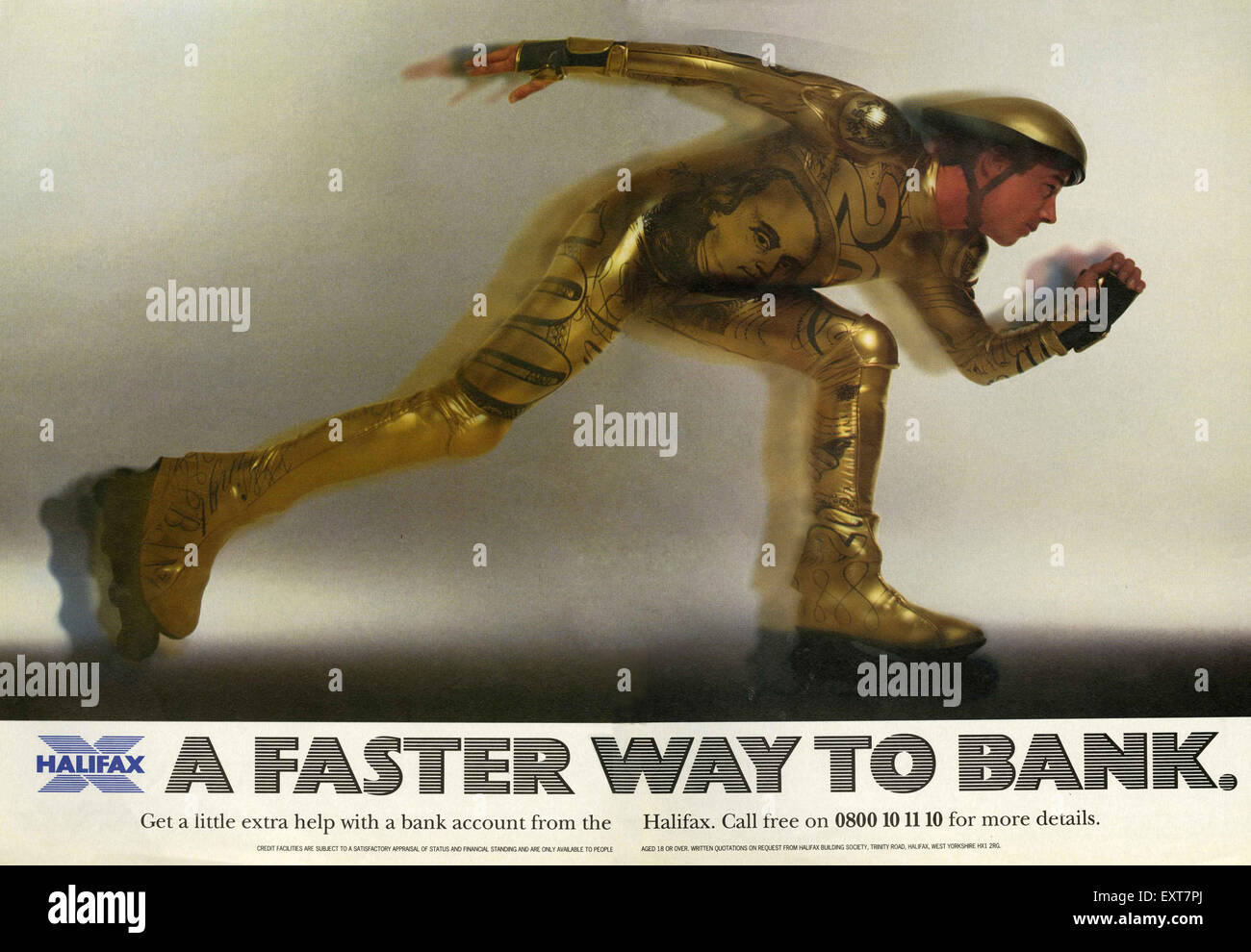 1990s UK Halifax Magazine Advert Stock Photo - Alamy