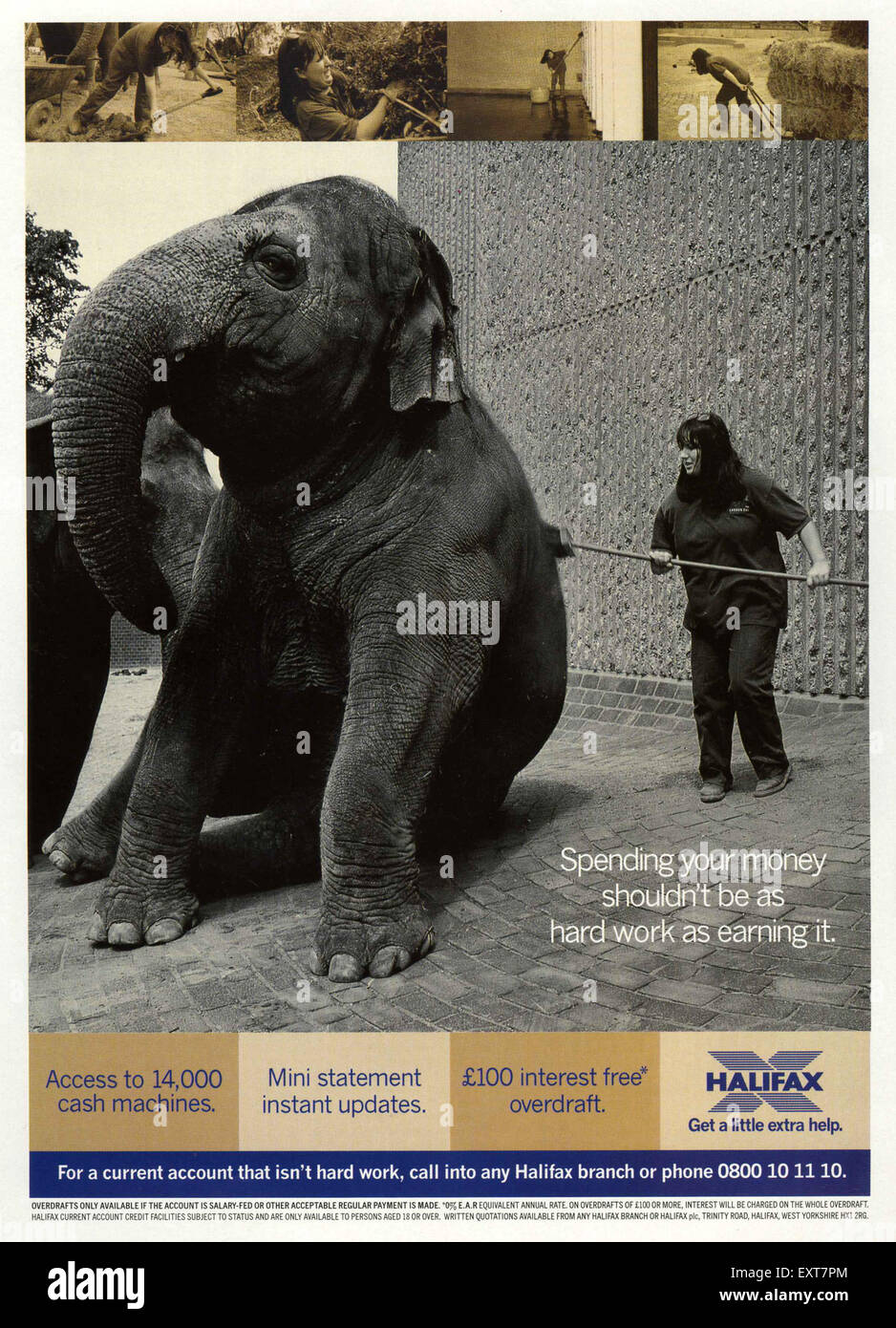 1990s UK Halifax Magazine Advert Stock Photo - Alamy