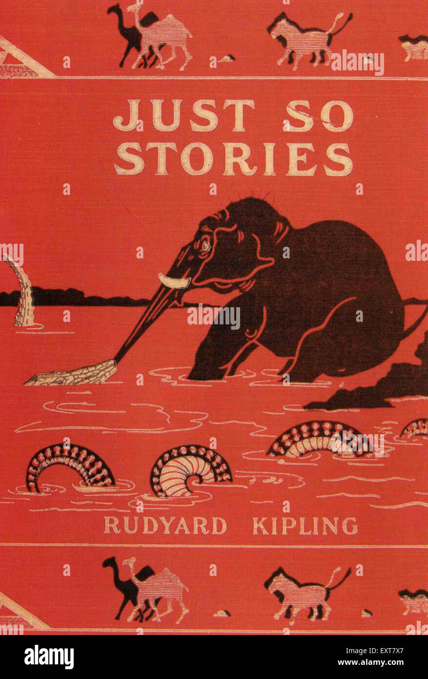 1900s UK Just So Stories Book Cover Stock Photo - Alamy