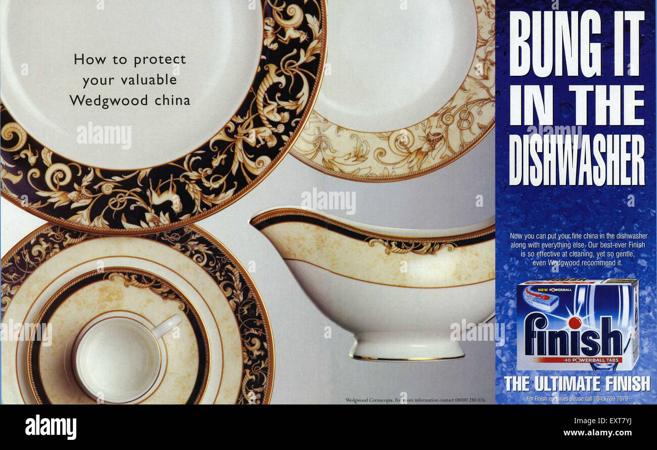 1990s UK Finish Magazine Advert Stock Photo - Alamy