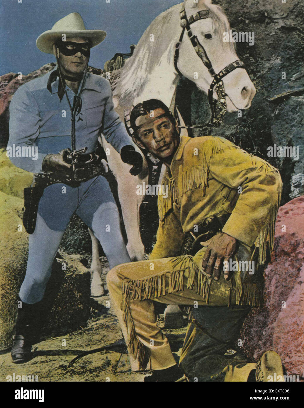 1970s UK The Lone Ranger Magazine Plate Stock Photo - Alamy