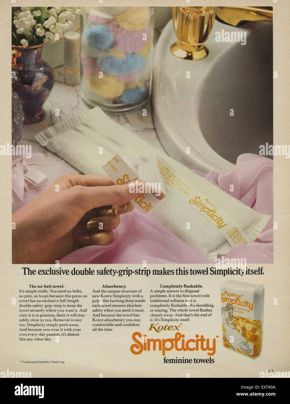 1970s UK Simplicity Magazine Advert Stock Photo - Alamy