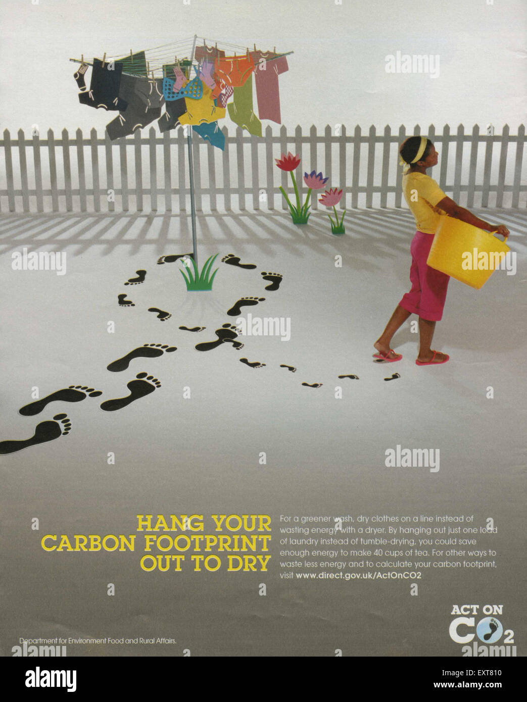 2000s UK Dept for Environment Food and Rural Affairs Magazine Advert ...