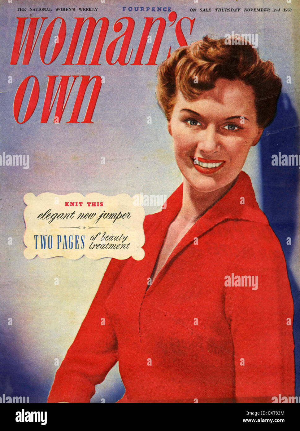 Fashion magazine cover 1950s hi-res stock photography and images - Alamy