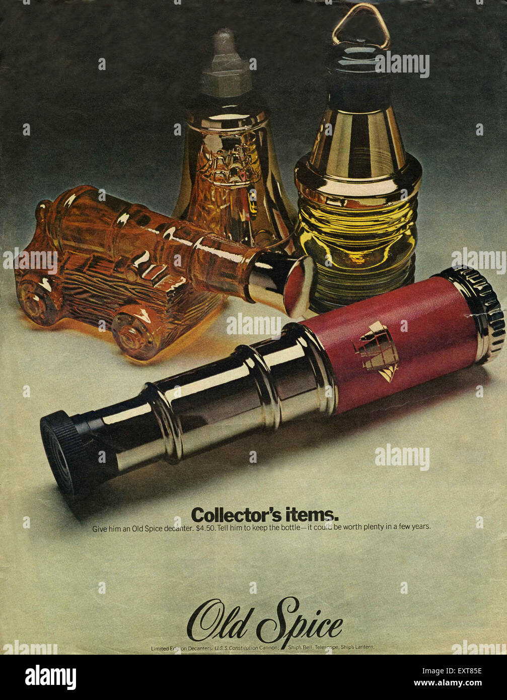 1970s UK Old Spice Magazine Advert Stock Photo - Alamy