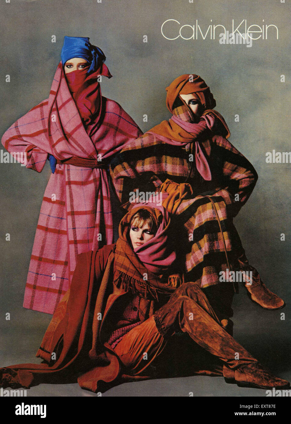 1980s UK Calvin Klein Magazine Advert Stock Photo - Alamy