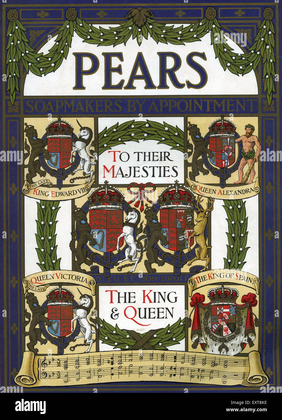 1910s UK Pears Annual Magazine Advert Stock Photo - Alamy