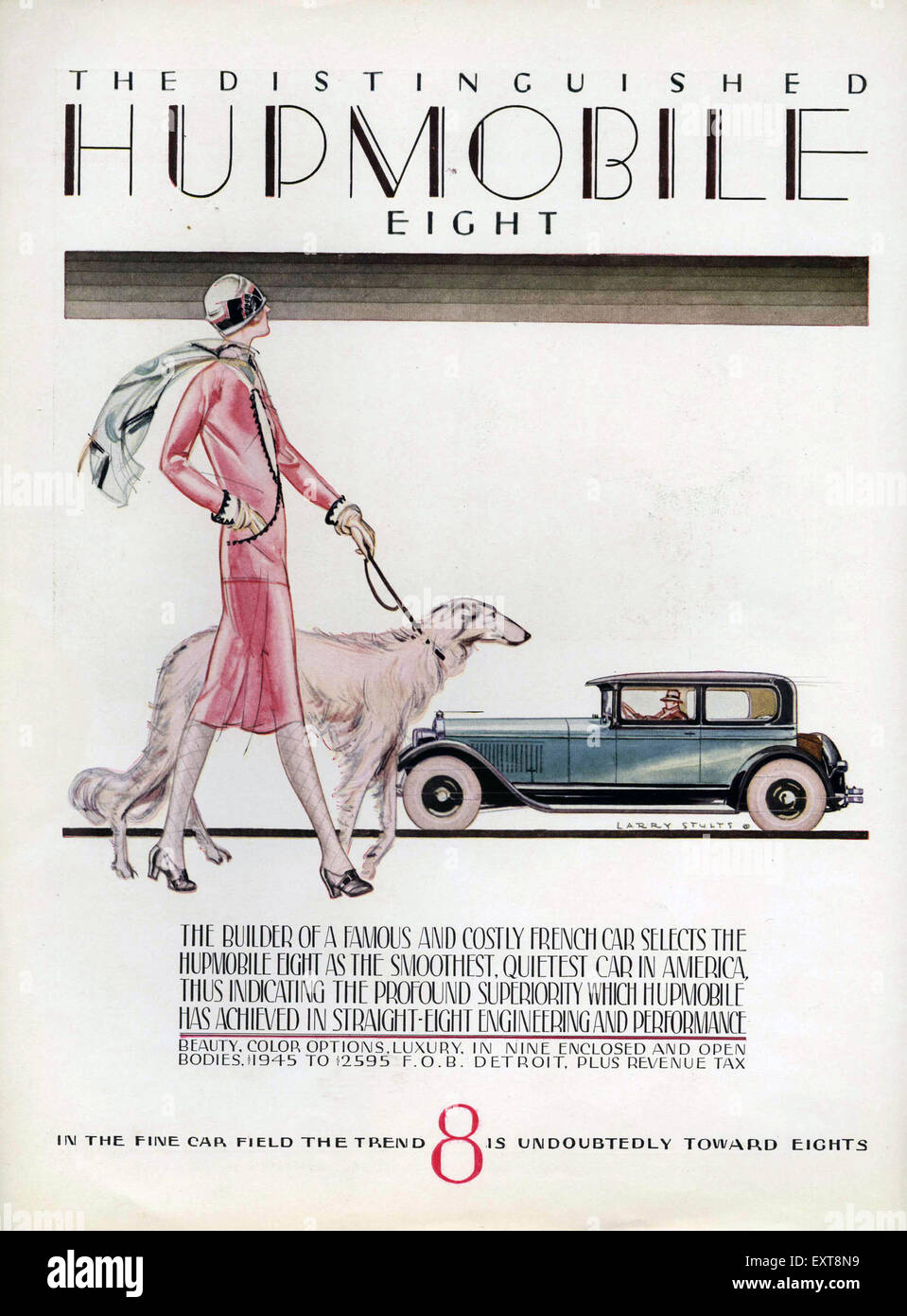 1920s USA Hupmobile Magazine Advert Stock Photo - Alamy