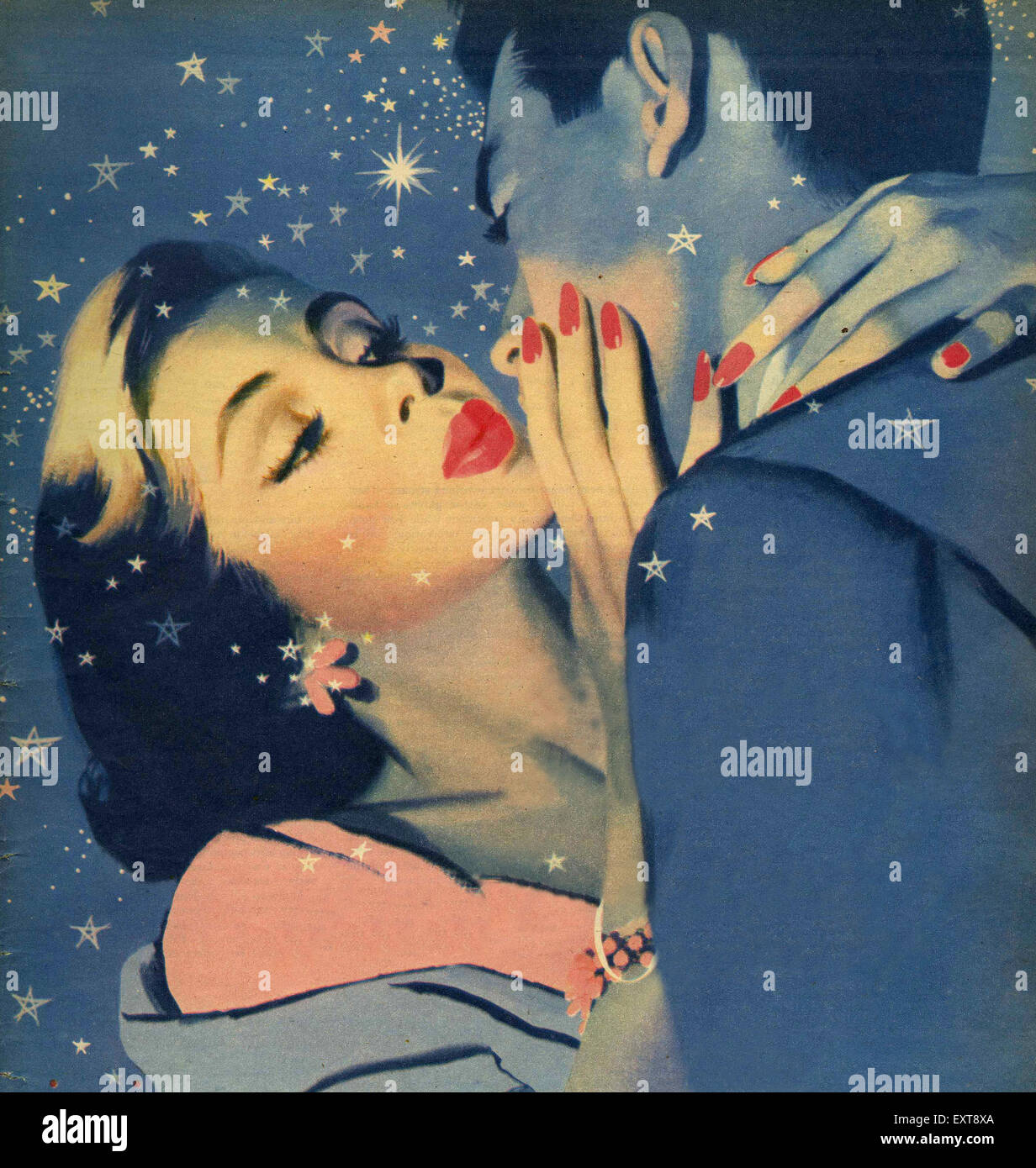 1950s uk romance magazine advert hi-res stock photography and images ...