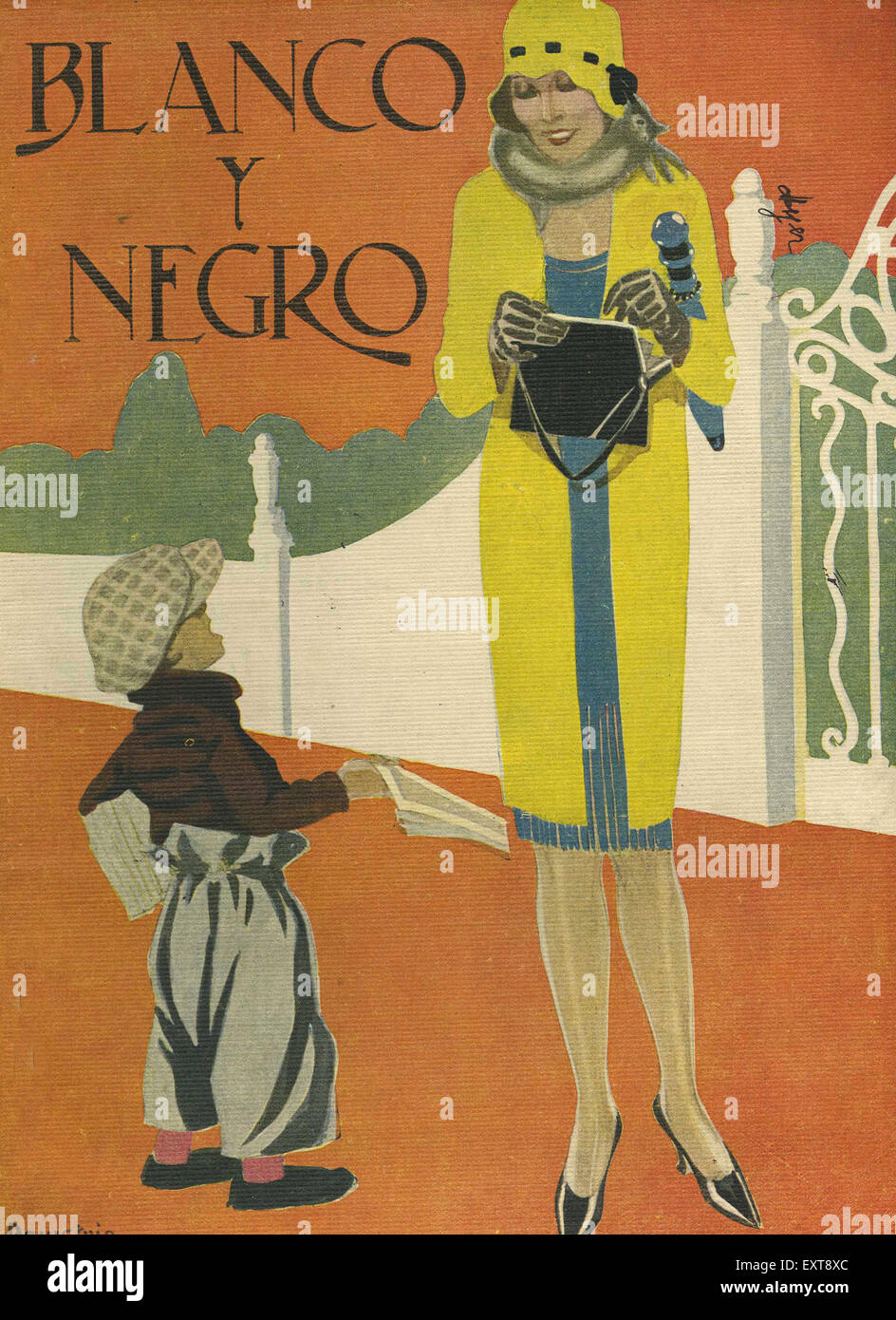 1920s Spain Blanco y Negro Magazine Cover Stock Photo - Alamy