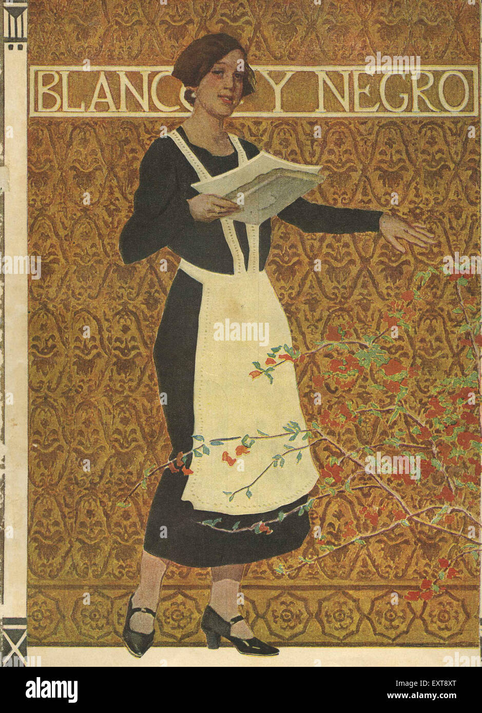 1920s Spain Blanco y Negro Magazine Cover Stock Photo - Alamy