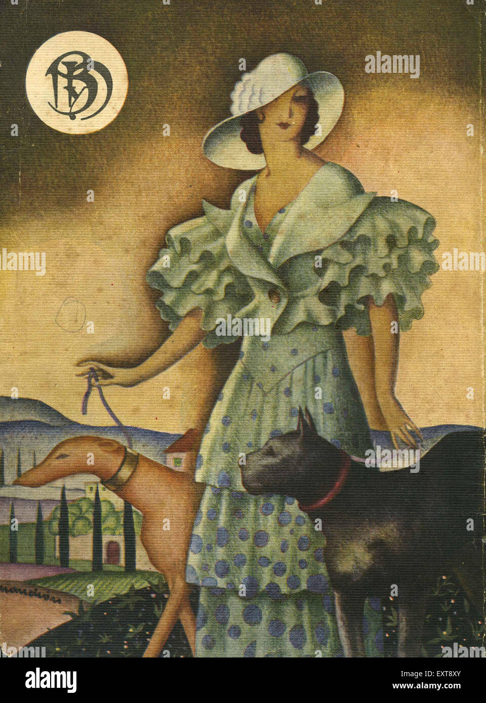 1920s Spain Blanco y Negro Magazine Plate Stock Photo - Alamy