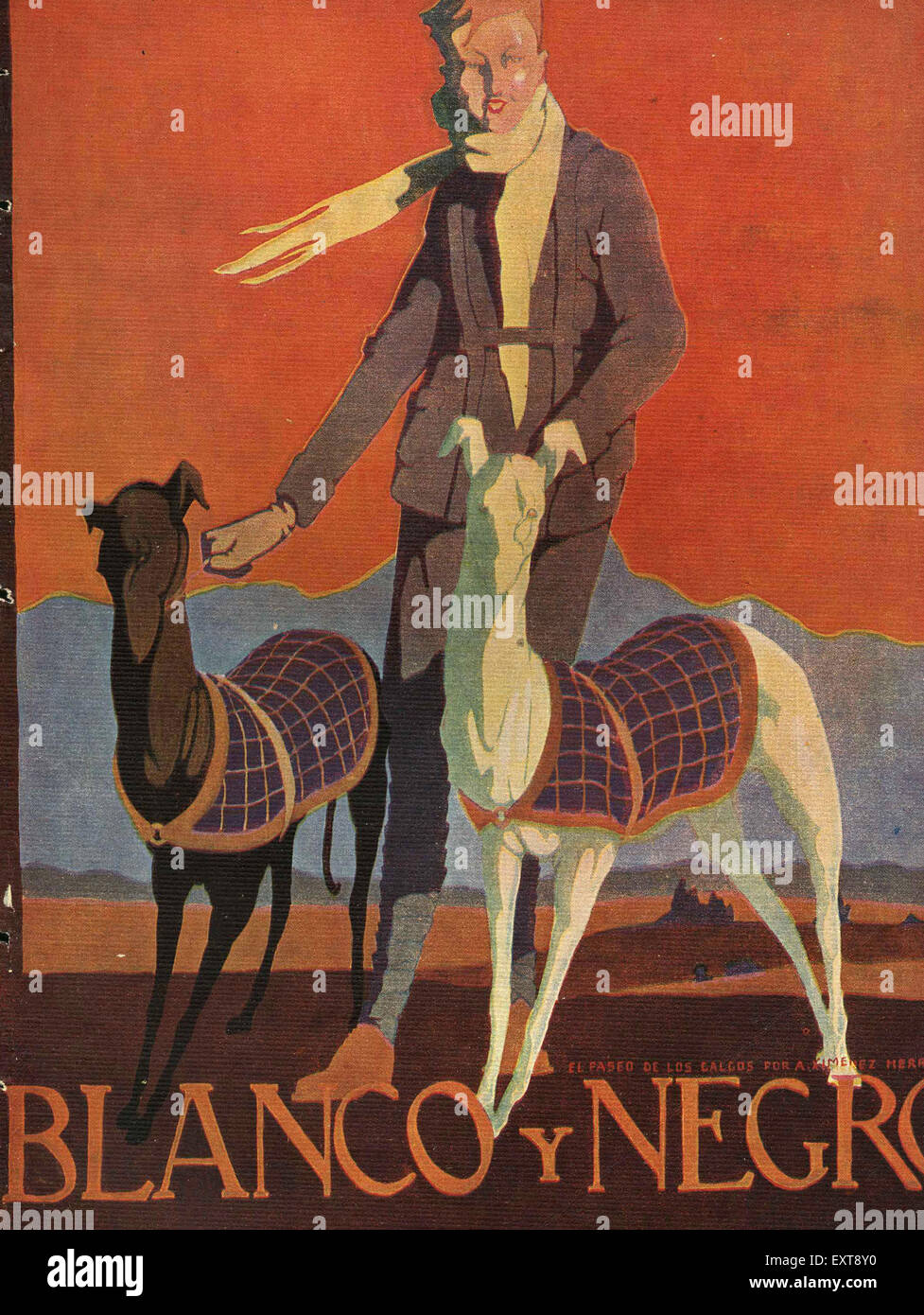 1920s Spain Blanco y Negro Magazine Cover Stock Photo - Alamy