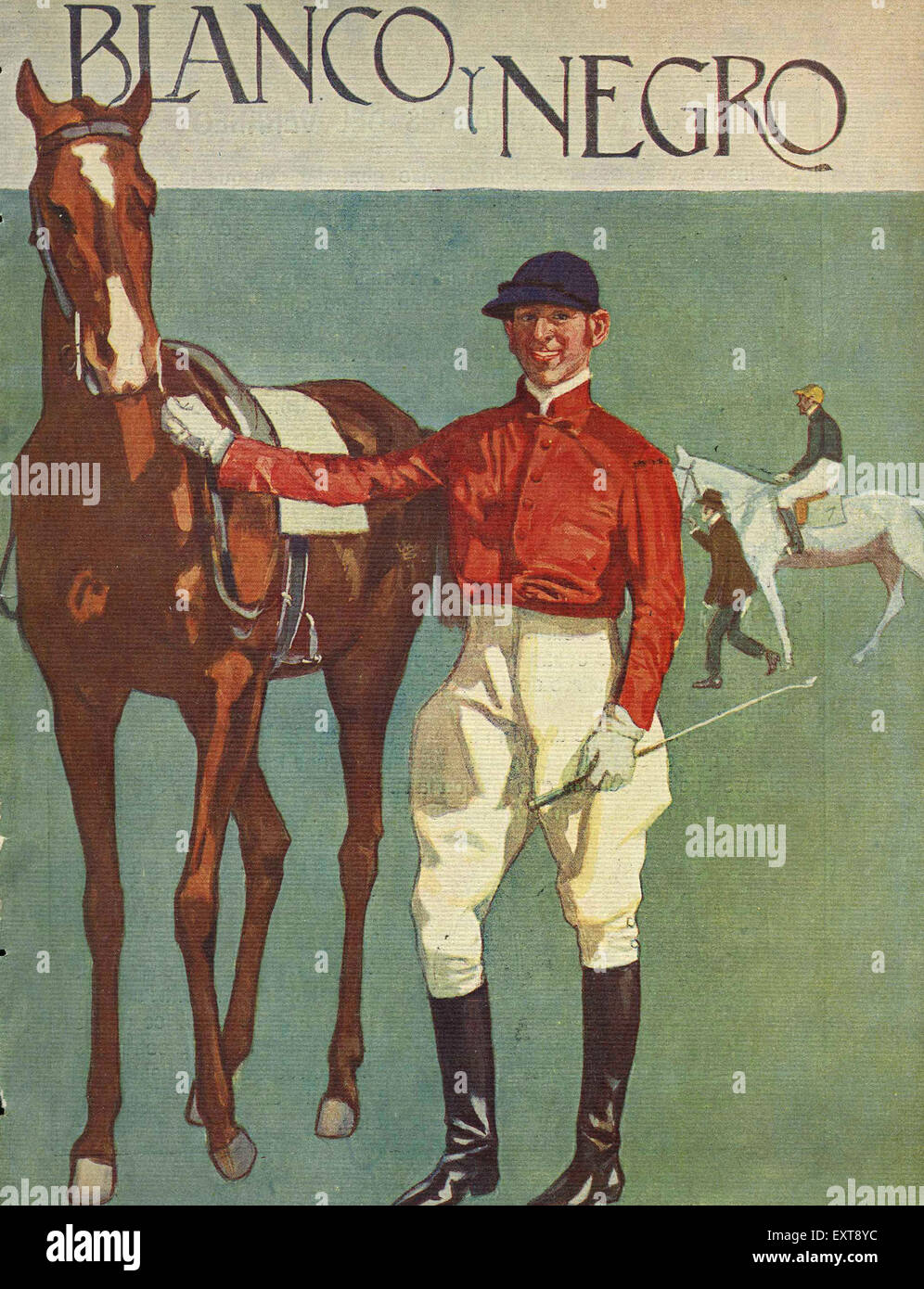 1920s Spain Blanco y Negro Magazine Cover Stock Photo - Alamy