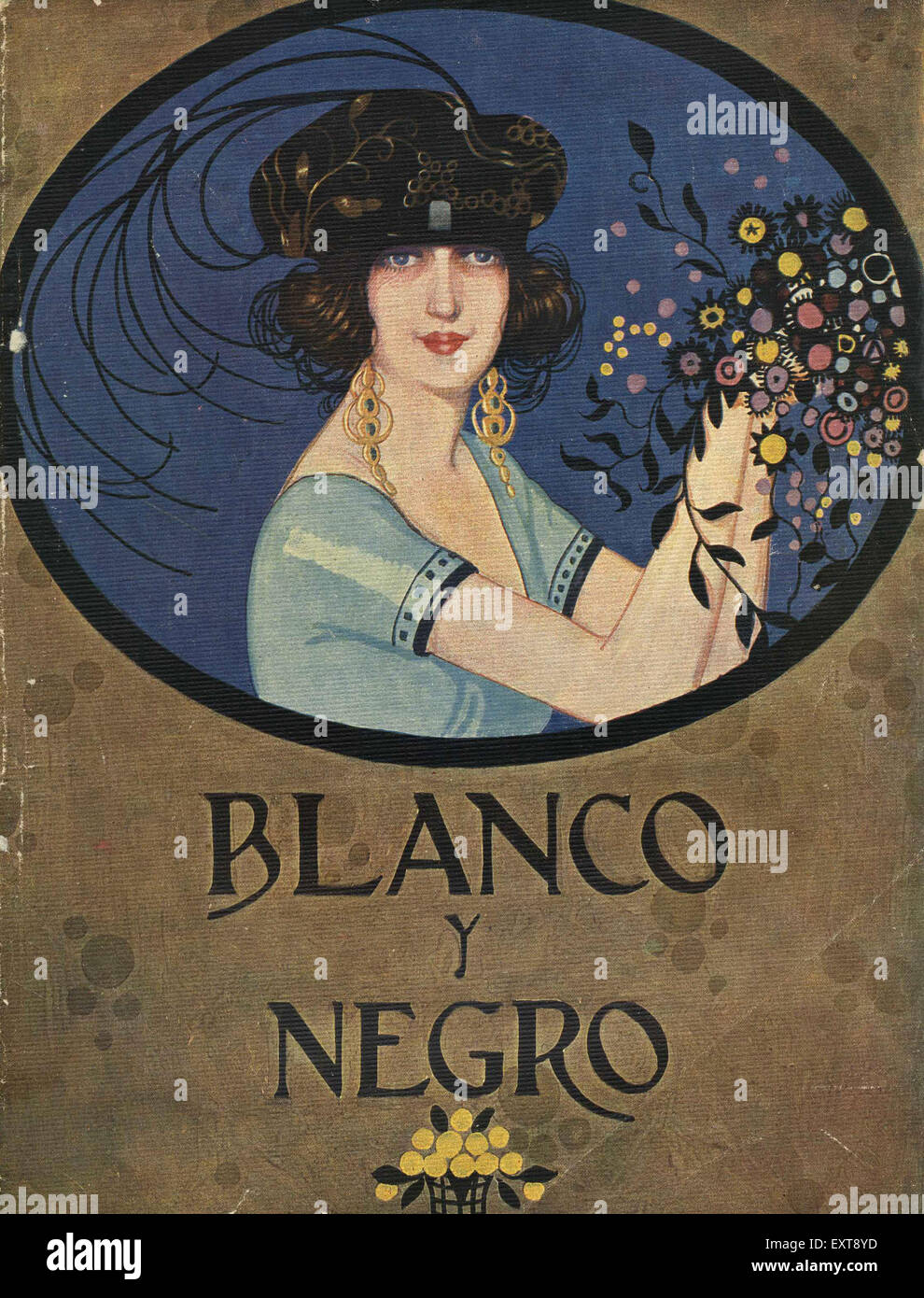 1920s Spain Blanco y Negro Magazine Cover Stock Photo - Alamy
