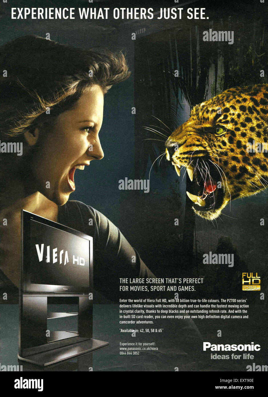 2000s UK Panasonic Magazine Advert Stock Photo - Alamy