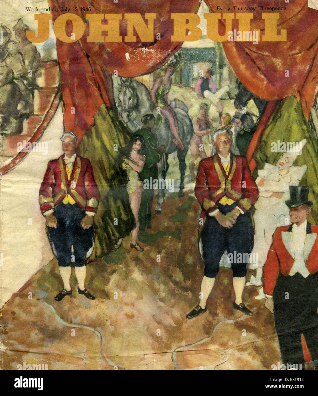 John bull magazine cover hi-res stock photography and images - Alamy