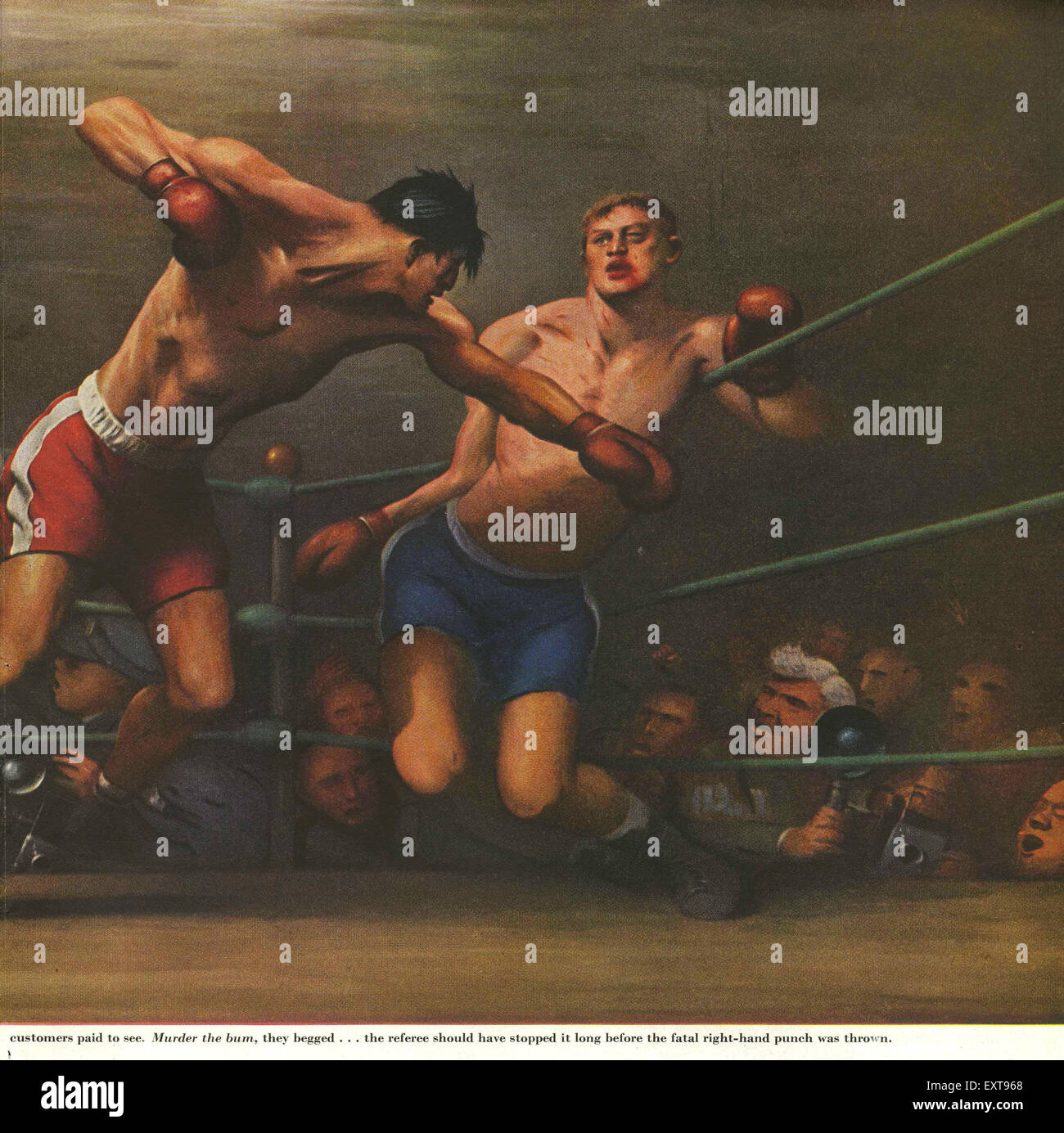 1950s boxing hi-res stock photography and images - Alamy