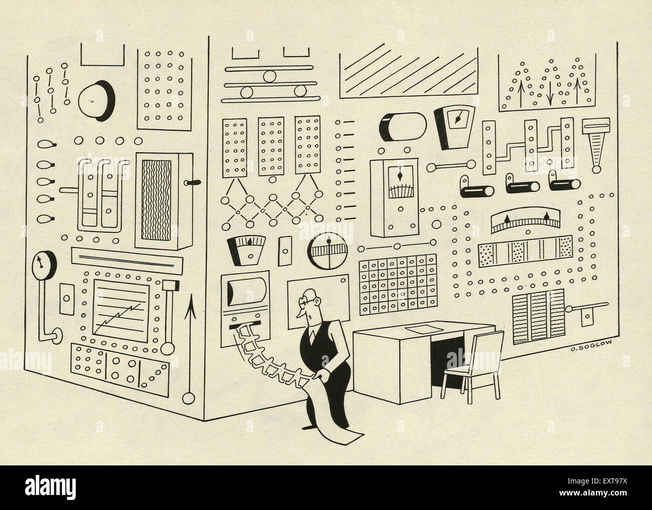 1950s technology hi-res stock photography and images - Alamy