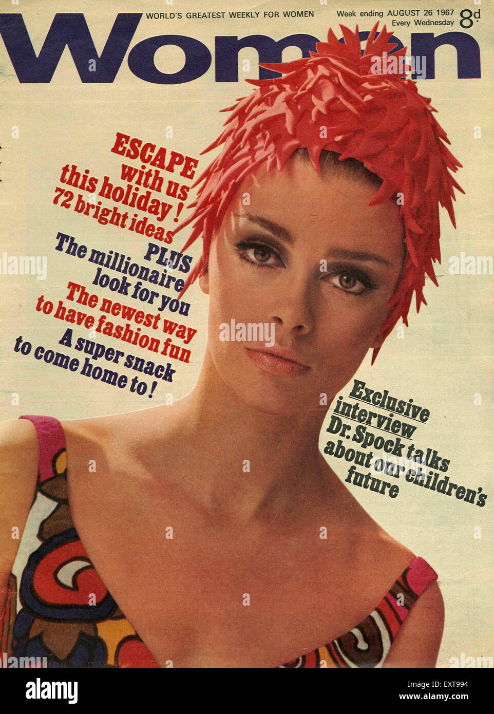 1960s woman magazine cover hi-res stock photography and images - Alamy