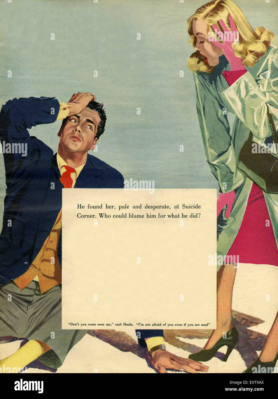 1950s UK John Bull Magazine Plate Stock Photo - Alamy