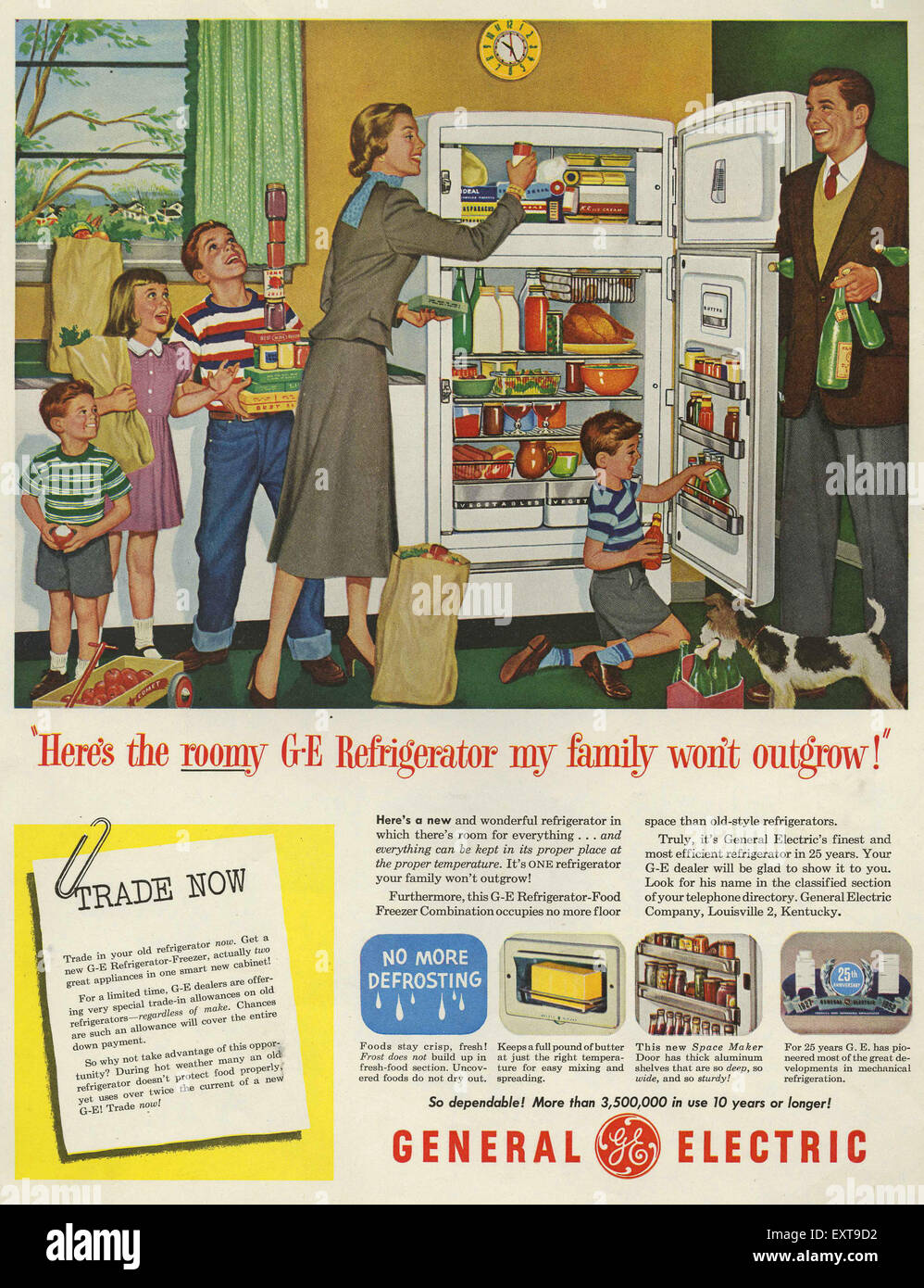 1950s USA General Electric Magazine Advert Stock Photo - Alamy