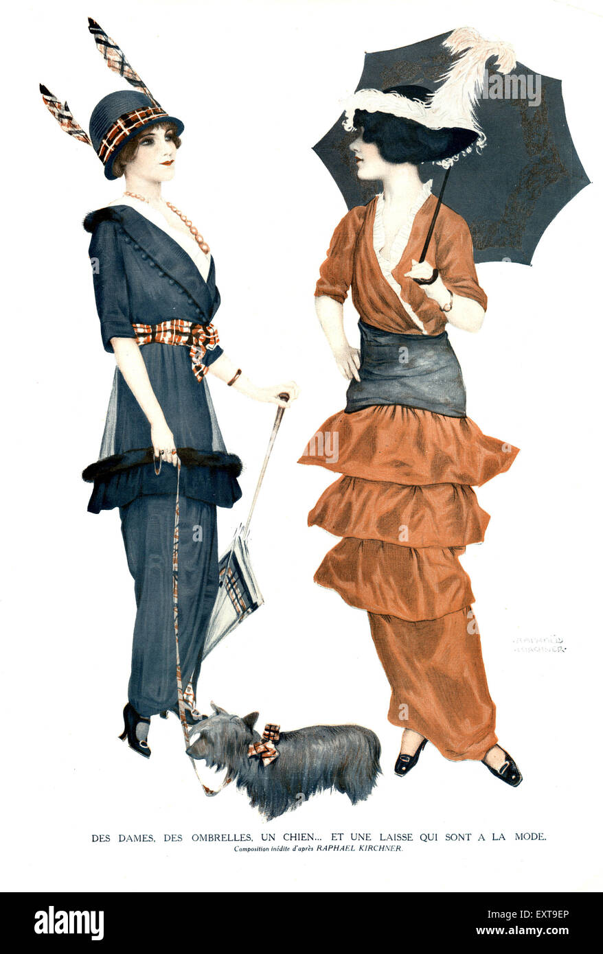 1920s fashion magazine plate Cut Out Stock Images & Pictures - Alamy