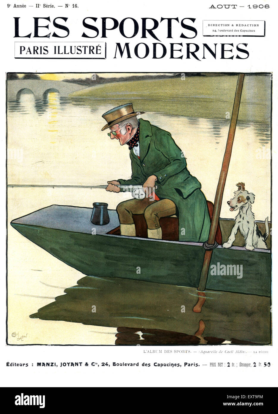 1900s France Les Sports Modernes Magazine Cover Stock Photo - Alamy