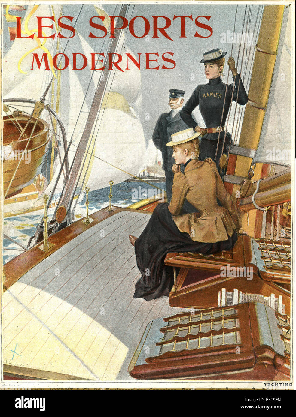 1910s France Les Sports Modernes Magazine Cover Stock Photo - Alamy