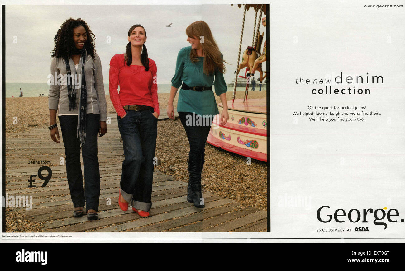 2000s UK George Magazine Advert Stock Photo - Alamy