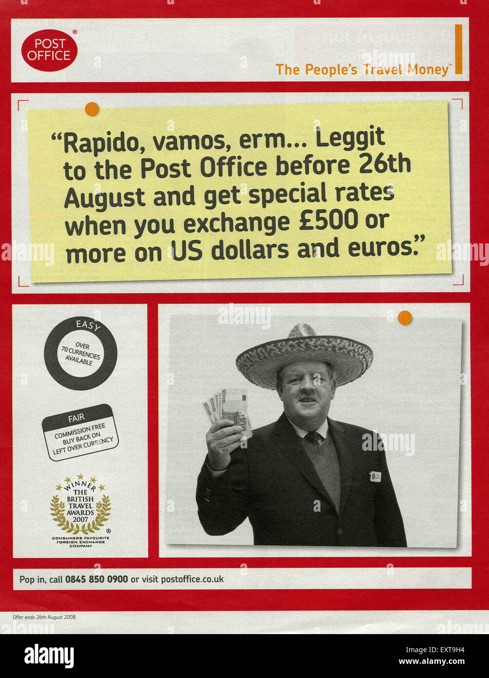 2000s UK Post Office Magazine Advert Stock Photo - Alamy