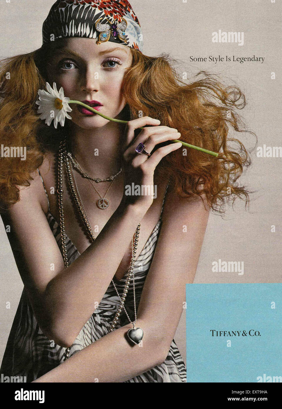 2000s UK Tiffany & Co Magazine Advert Stock Photo - Alamy