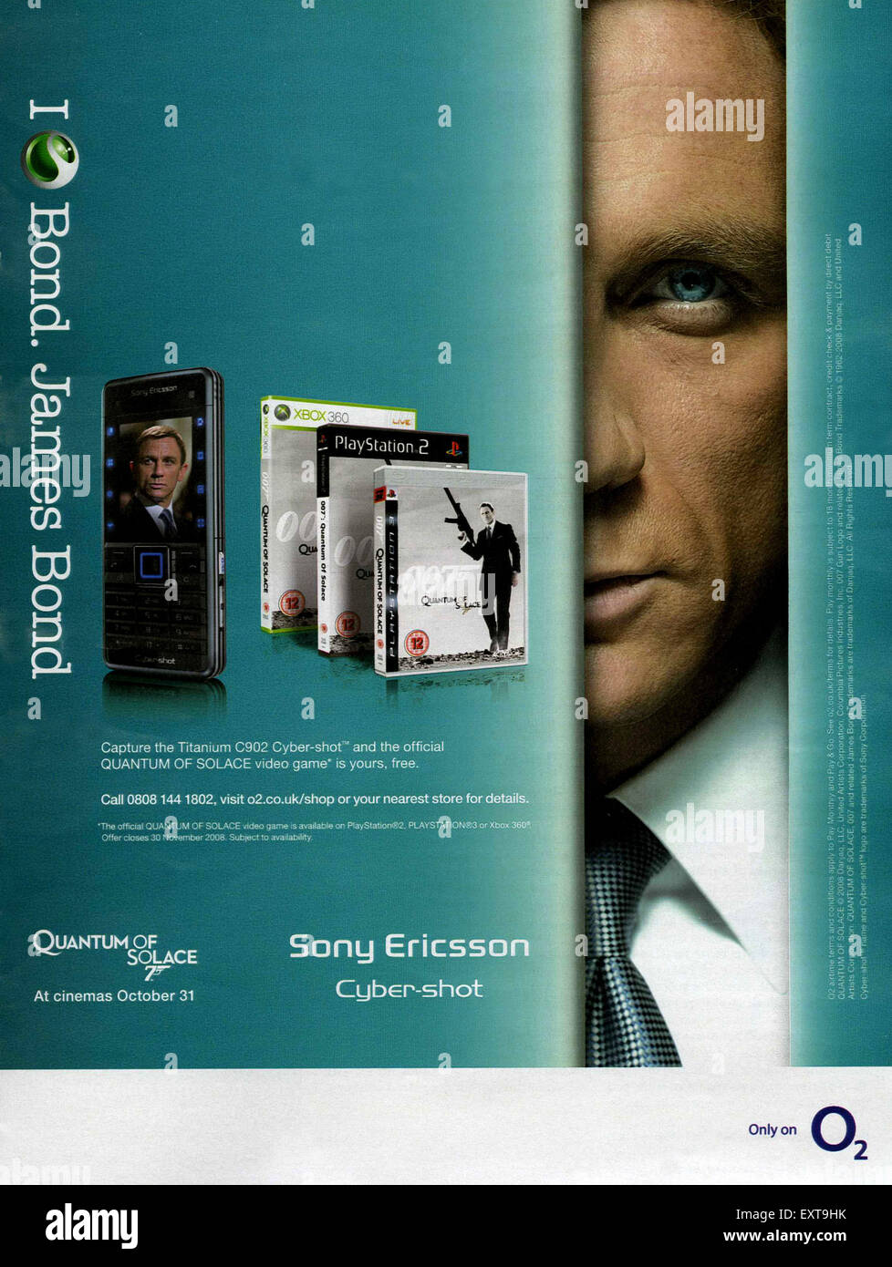 2000s UK Sony Ericsson Magazine Advert Stock Photo - Alamy