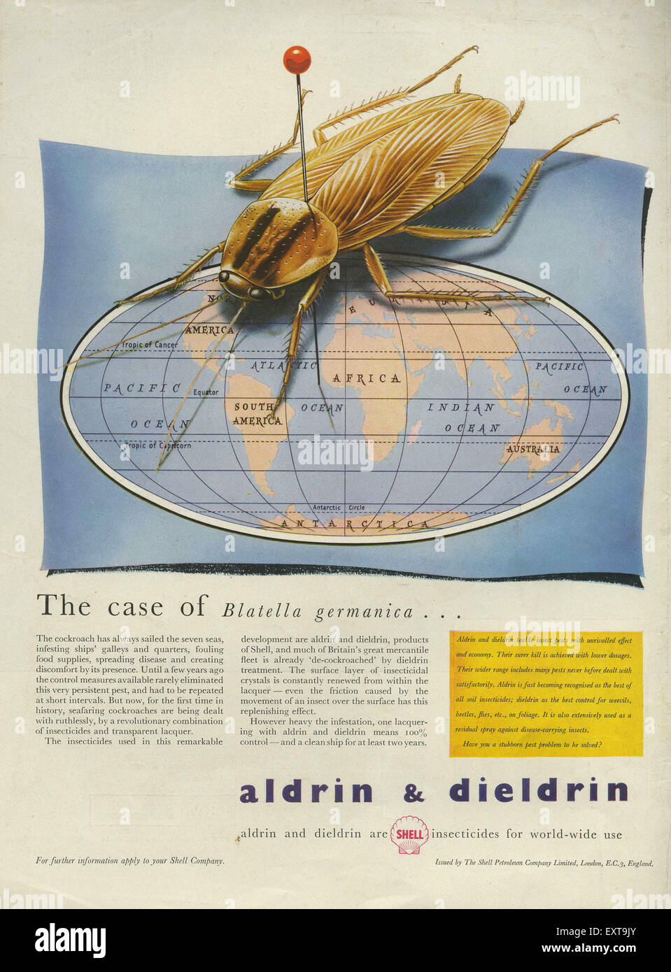 Shell advert and 1950's hi-res stock photography and images - Alamy