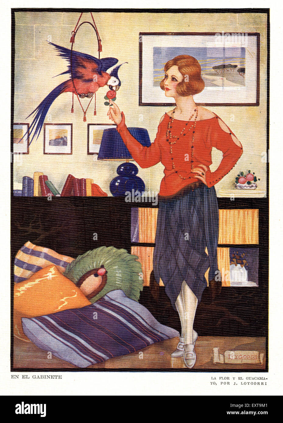 Cartoon 1920s hi-res stock photography and images - Alamy