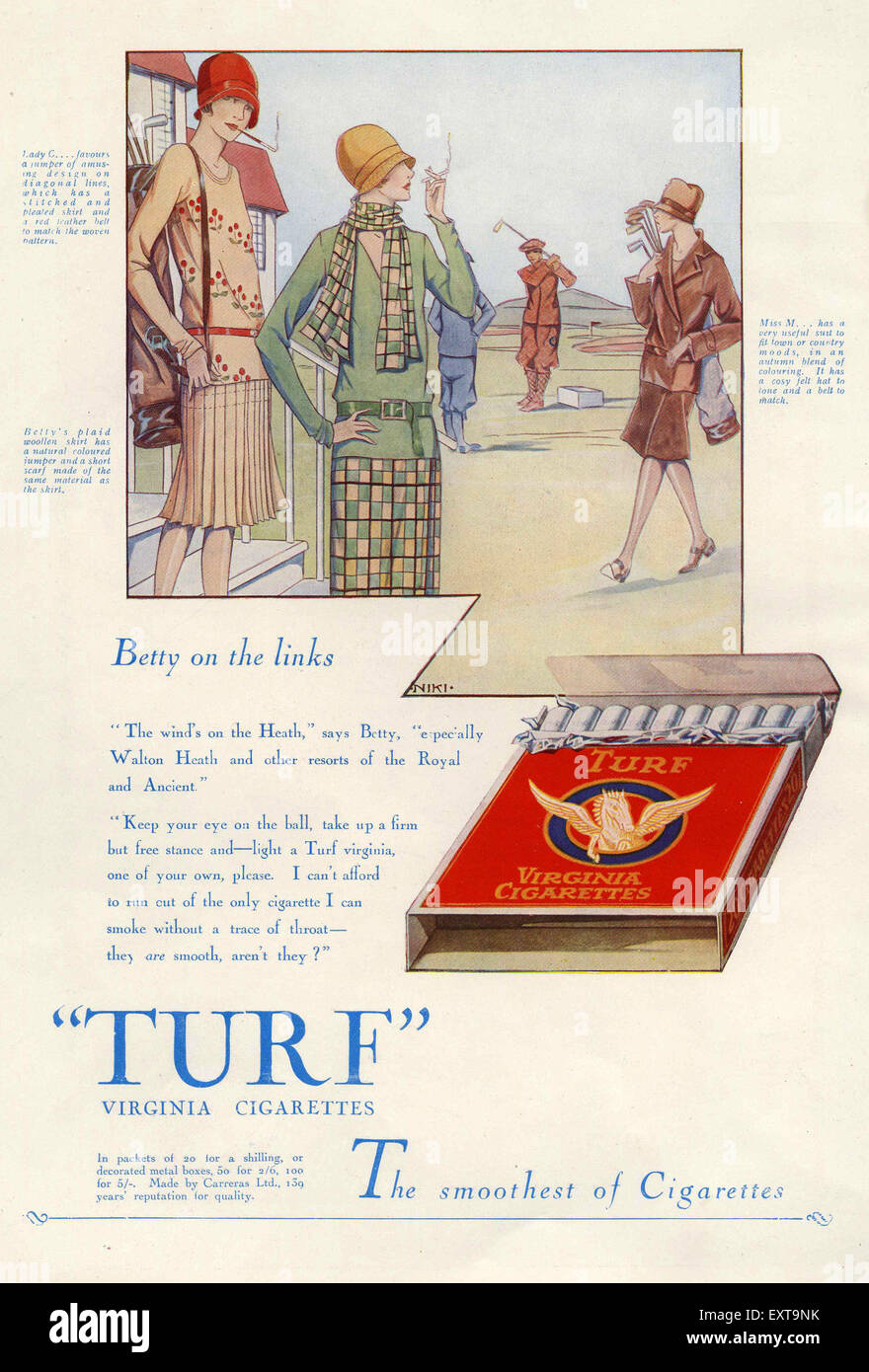 1920s USA Turf Magazine Advert Stock Photo - Alamy