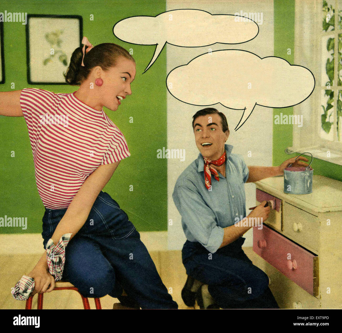 1950s UK Spangles Magazine Advert Stock Photo - Alamy