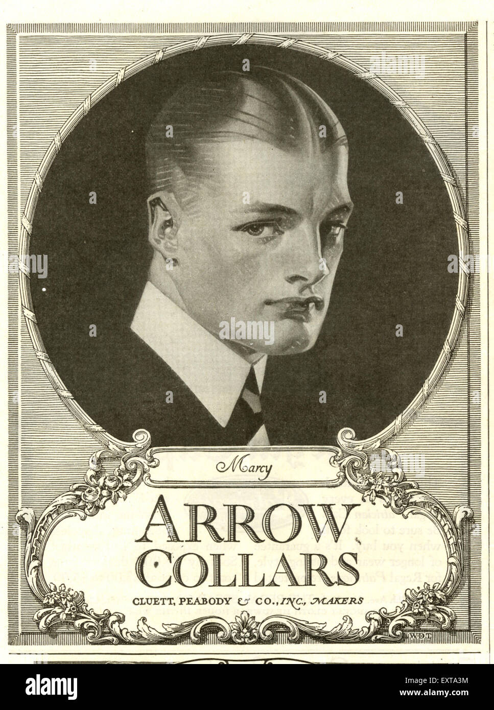 1920s USA Arrow Magazine Advert Stock Photo - Alamy