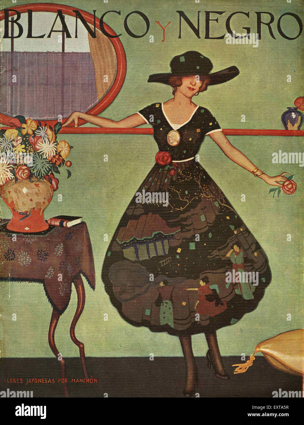 1920s Spain Blanco y Negro Magazine Cover Stock Photo - Alamy