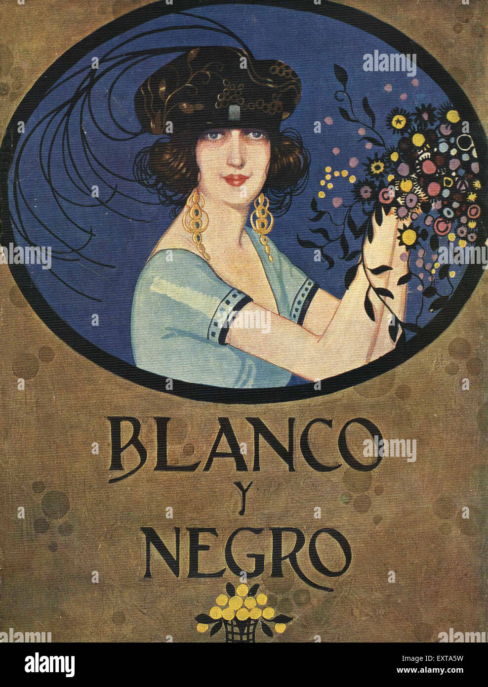 1920s Spain Blanco y Negro Magazine Cover Stock Photo - Alamy