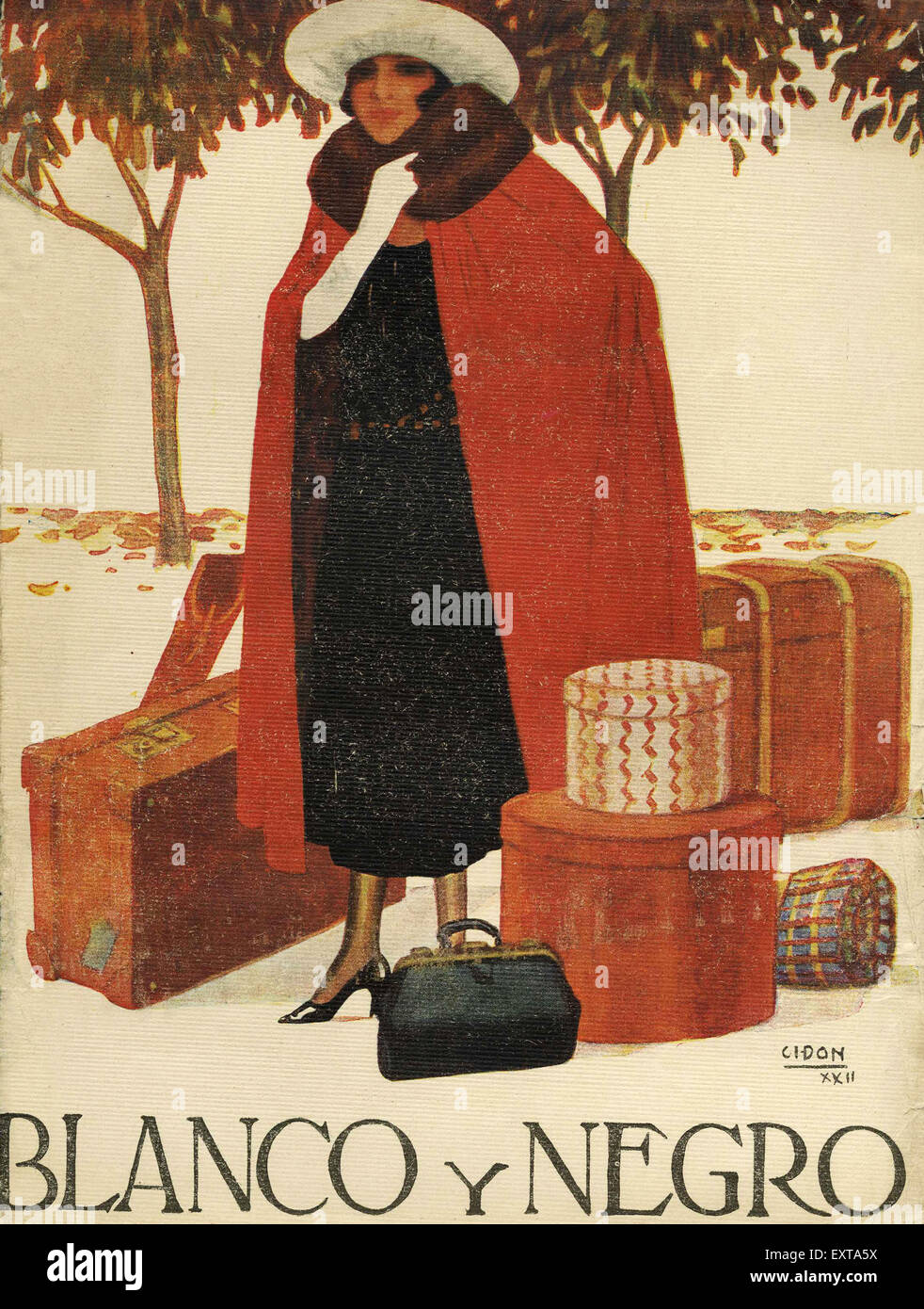 1920s Spain Blanco y Negro Magazine Cover Stock Photo - Alamy