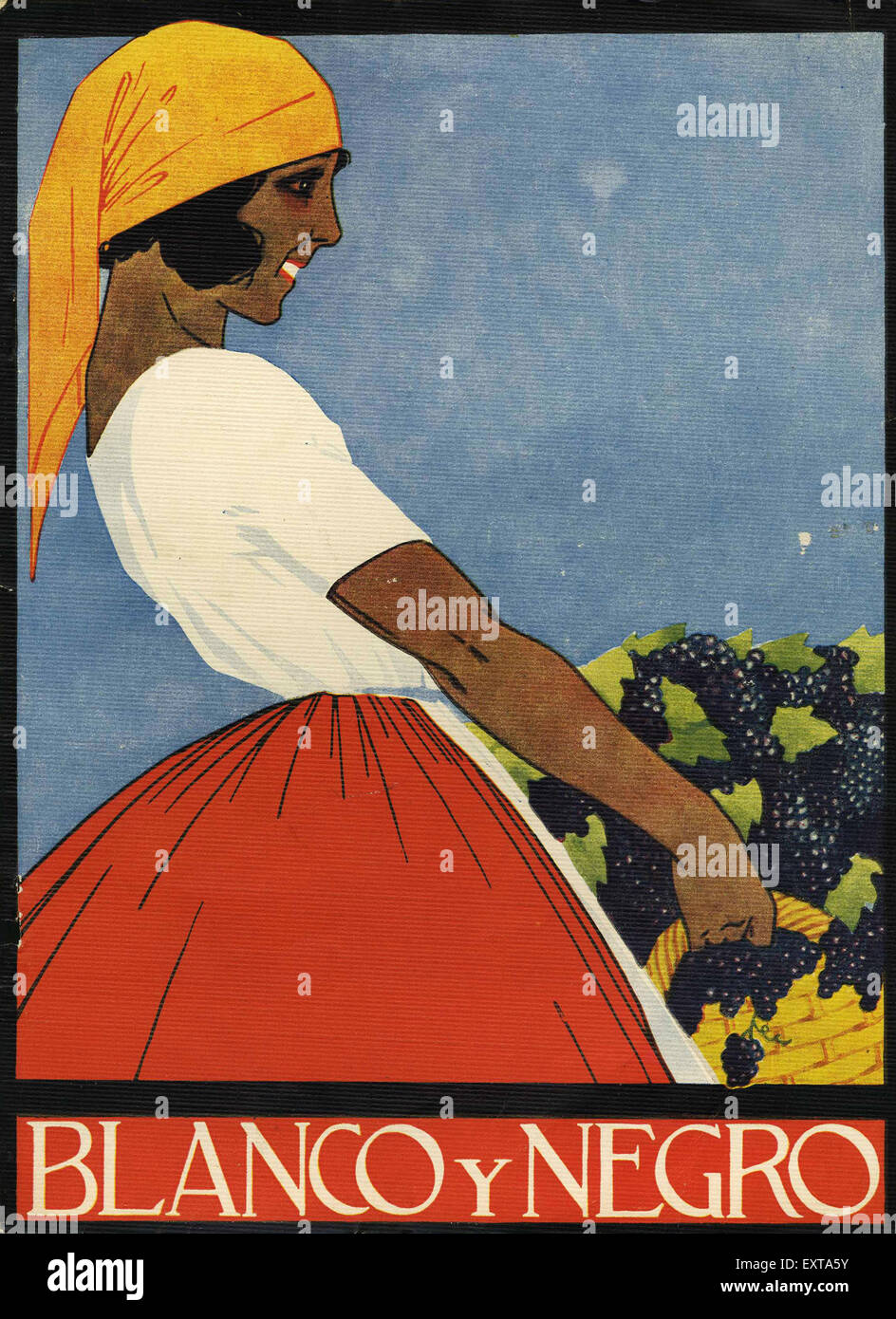 1920s Spain Blanco y Negro Magazine Cover Stock Photo - Alamy