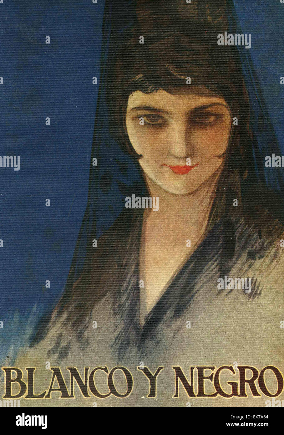 1920s Spain Blanco y Negro Magazine Cover Stock Photo - Alamy