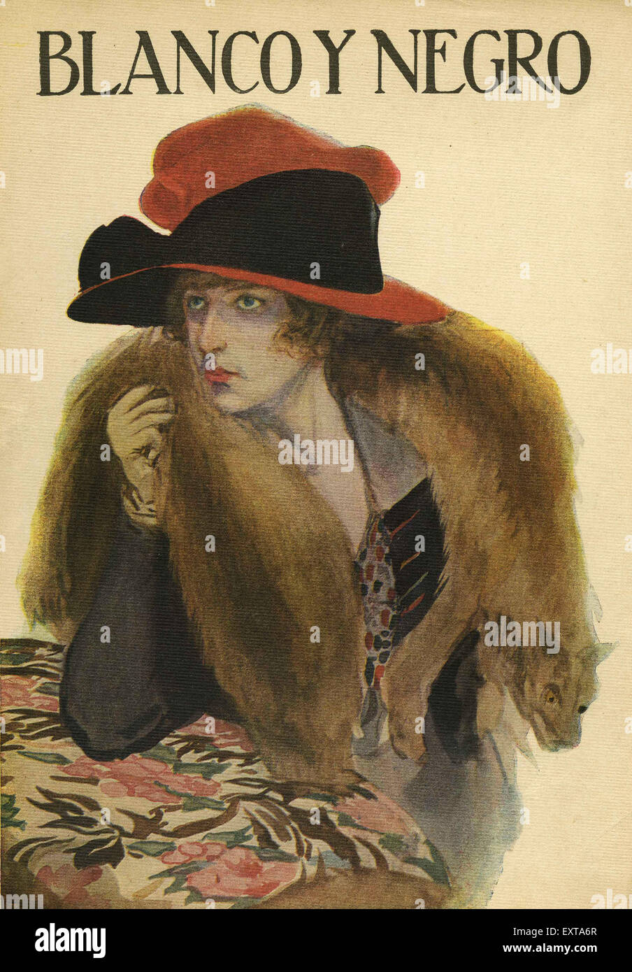 1920s Spain Blanco y Negro Magazine Cover Stock Photo - Alamy
