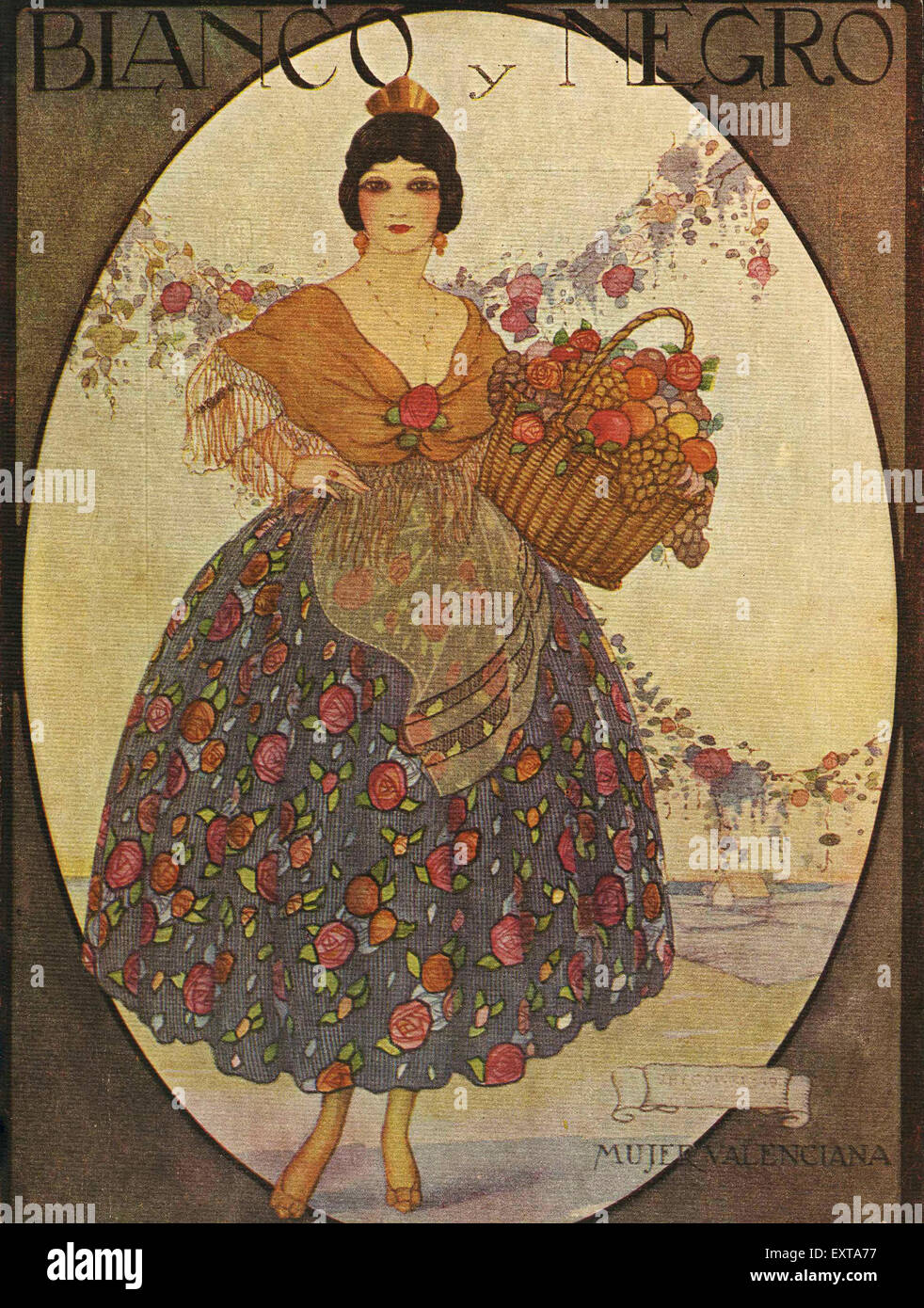 1920s Spain Blanco y Negro Magazine Cover Stock Photo - Alamy