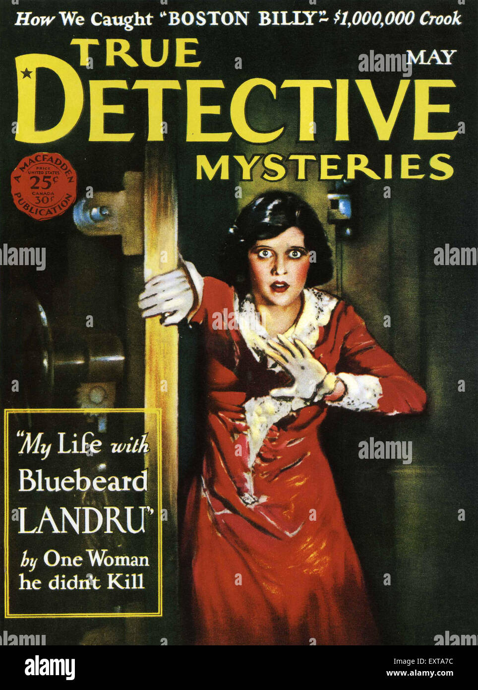 USA True Detective Mysteries Magazine Cover Stock Photo - Alamy