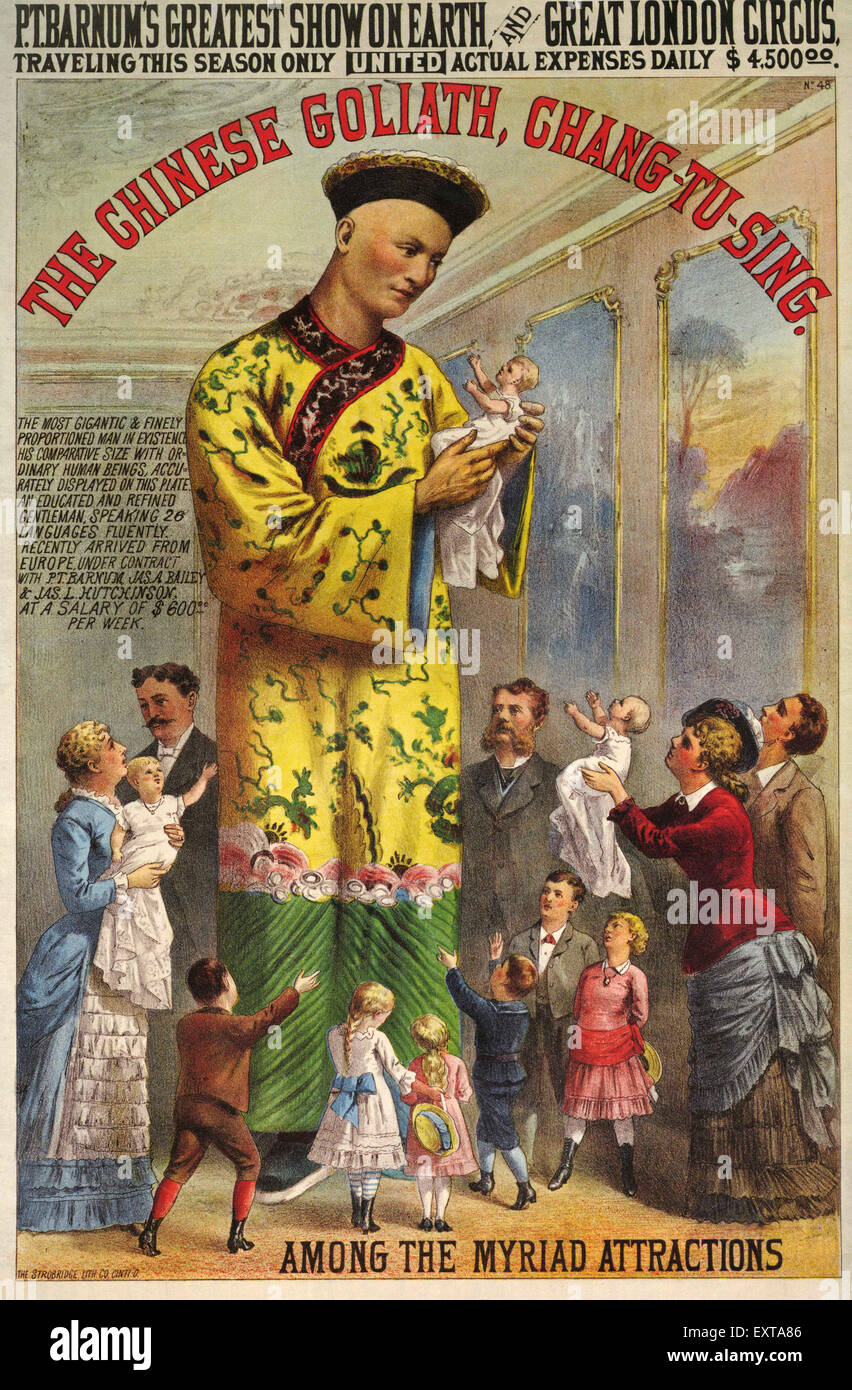 1880s USA Barnum & Bailey Poster Stock Photo - Alamy